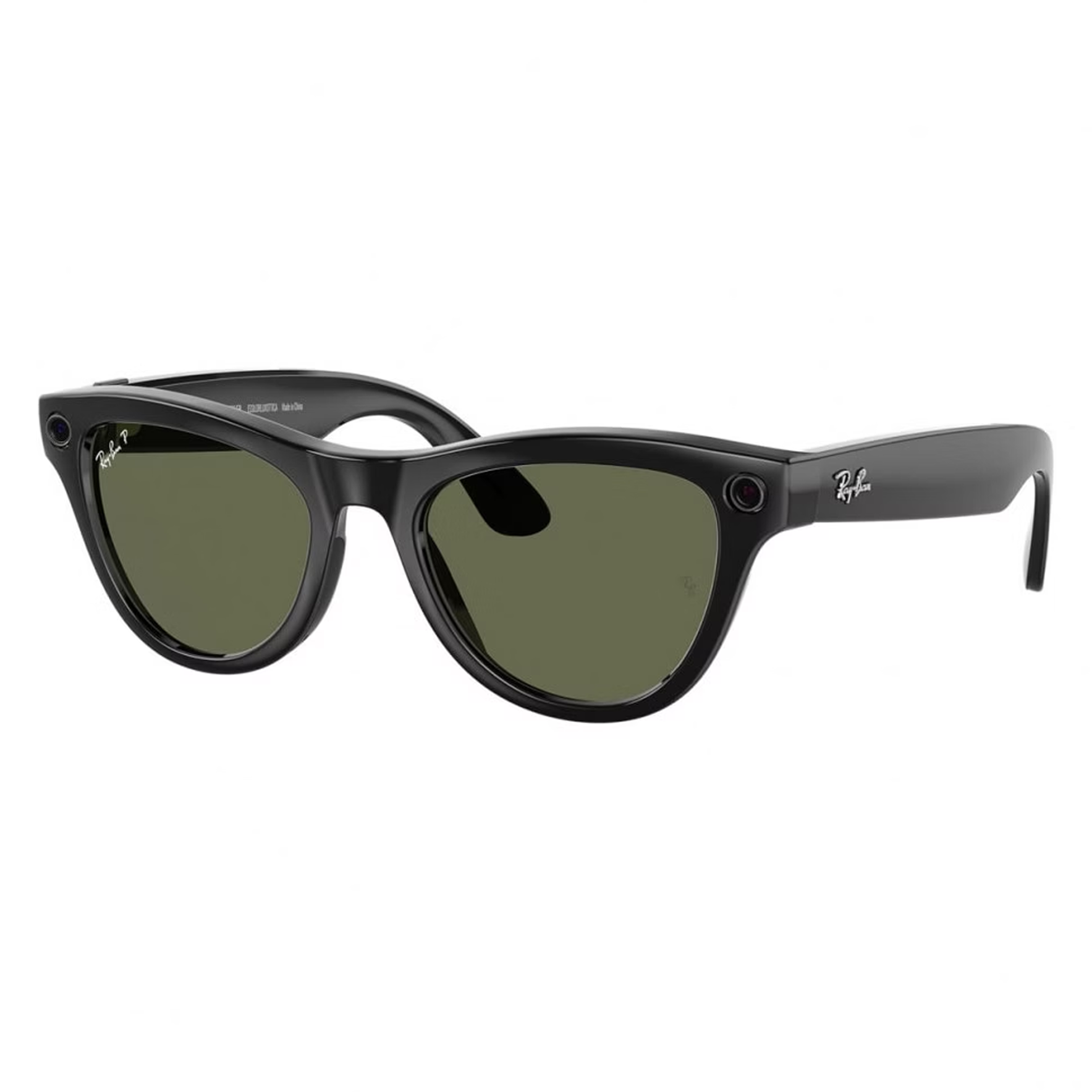 Умные очки Ray-Ban Skyler, Shiny Black/G-15 Green (150-52)беспроводные