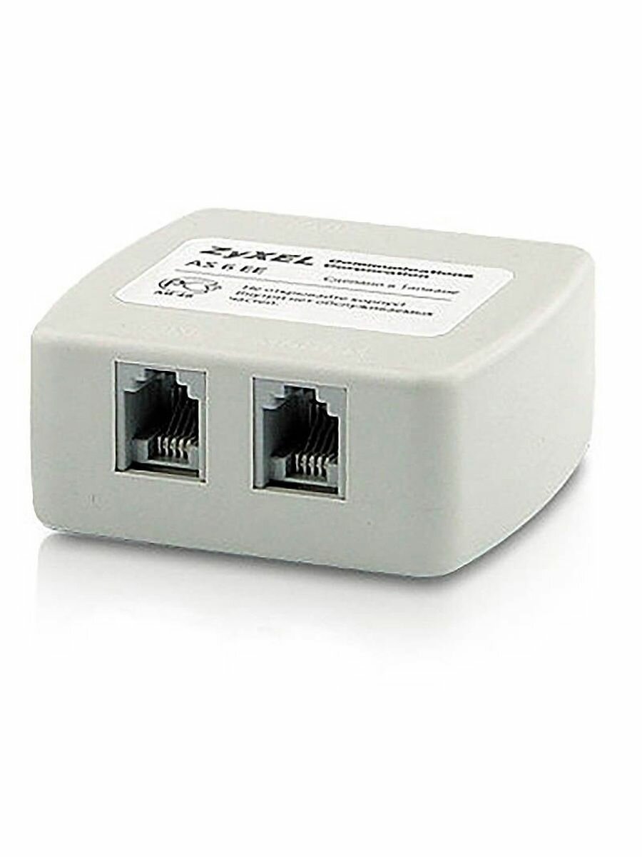 Сплиттер ADSL ZIXEL AS6AB EE для разделения ADSL-сигнала — фото 1