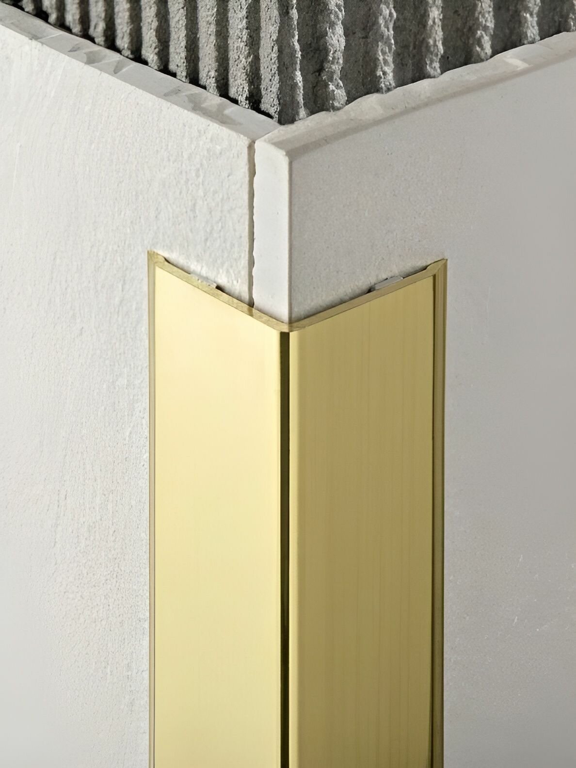 Уголок Латунный Progress profiles 15х15 мм, Латунь полированная PEGOL 15, гладкий наружный, внешний 2700 мм -1 шт