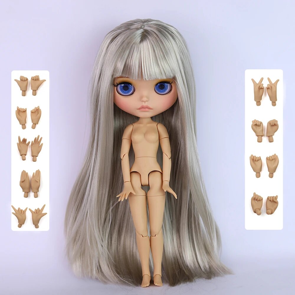 Blythe Doll 1/6 30 см, Бежевый, nude doll hand ab