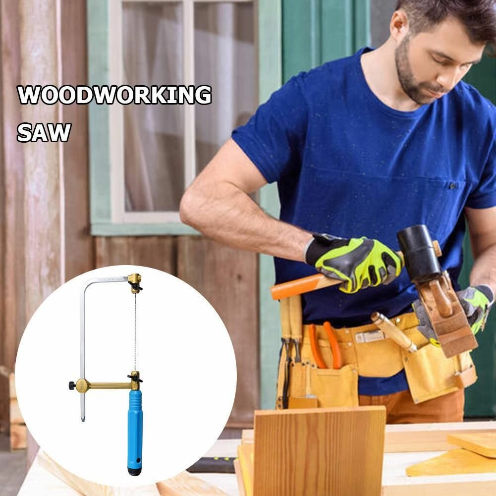 U Тип мини деревообрабатывающая ручная пила комплект DIY ювелирные ручные инструменты + лезвия 8 шт.