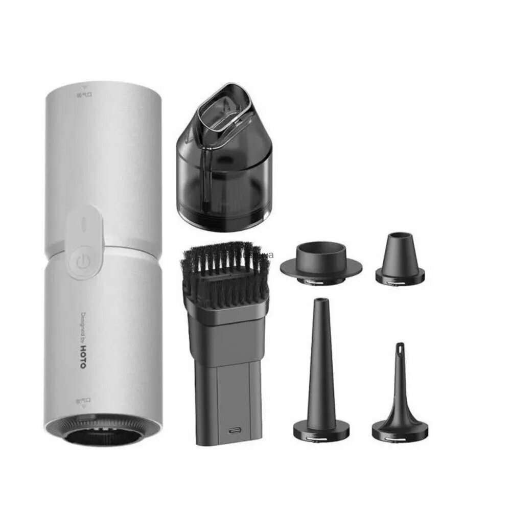 Пылесос - компрессор HOTO Compressed Air Capsule (РСТ), 4 в 1, электрический, портативный, 1 год официальной гарантии