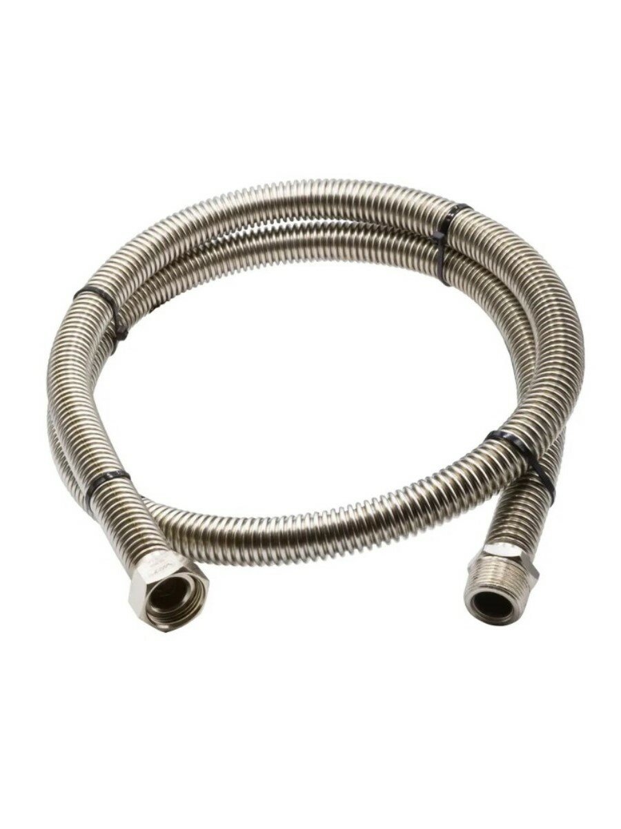 Гибкая подводка для газа сильфонная VRT 1/2" ВхН, длиной 2,0 м (522245)
