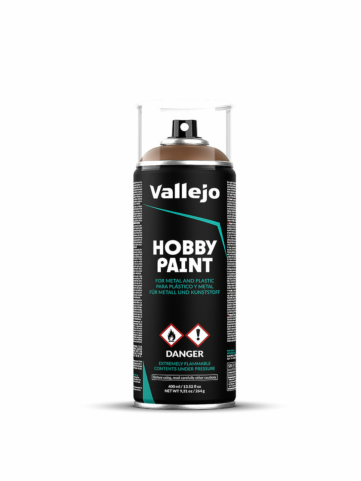 Аэрозольная грунтовка Vallejo серии Aerosol - Beasty Brown 28019, 400 мл
