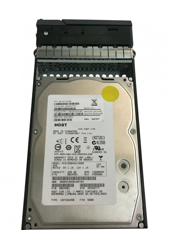 Жесткий диск Network Appliance X411A-R6 450Gb SAS 3,5" HDD