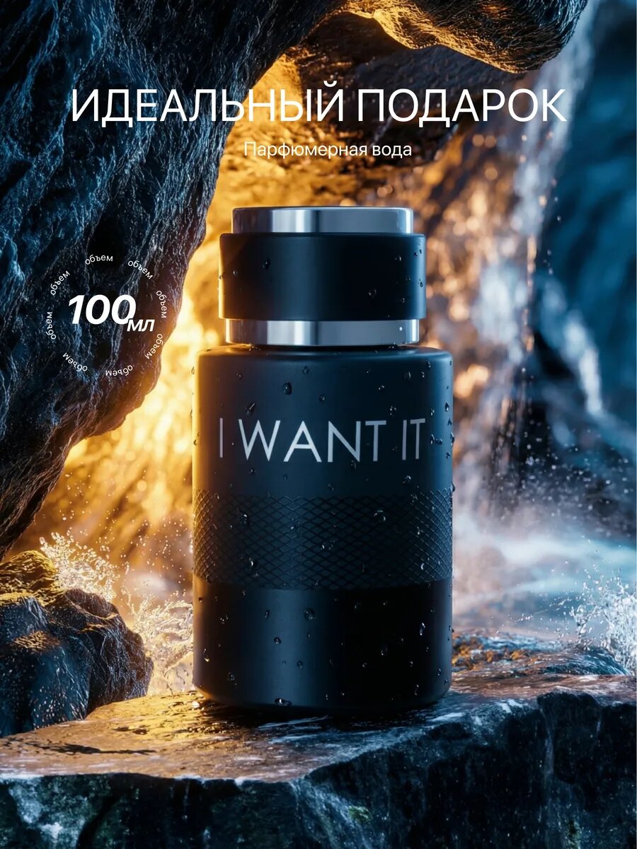 La Ville Парфюмерная вода мужская "I Want It" (Ай Уонт Ит) 100 мл