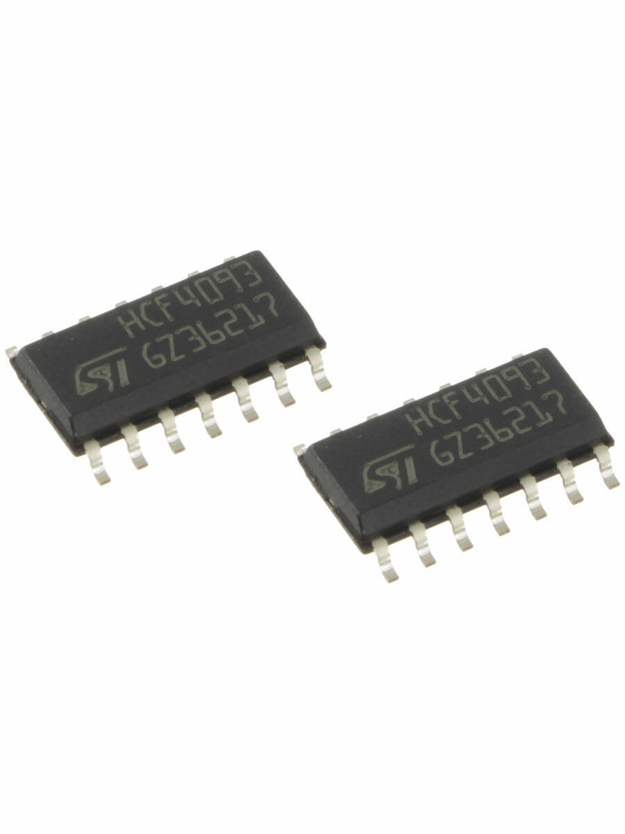 Микросхема HCF4093M (ТЛ1) SO14 STM (упаковка 4шт)