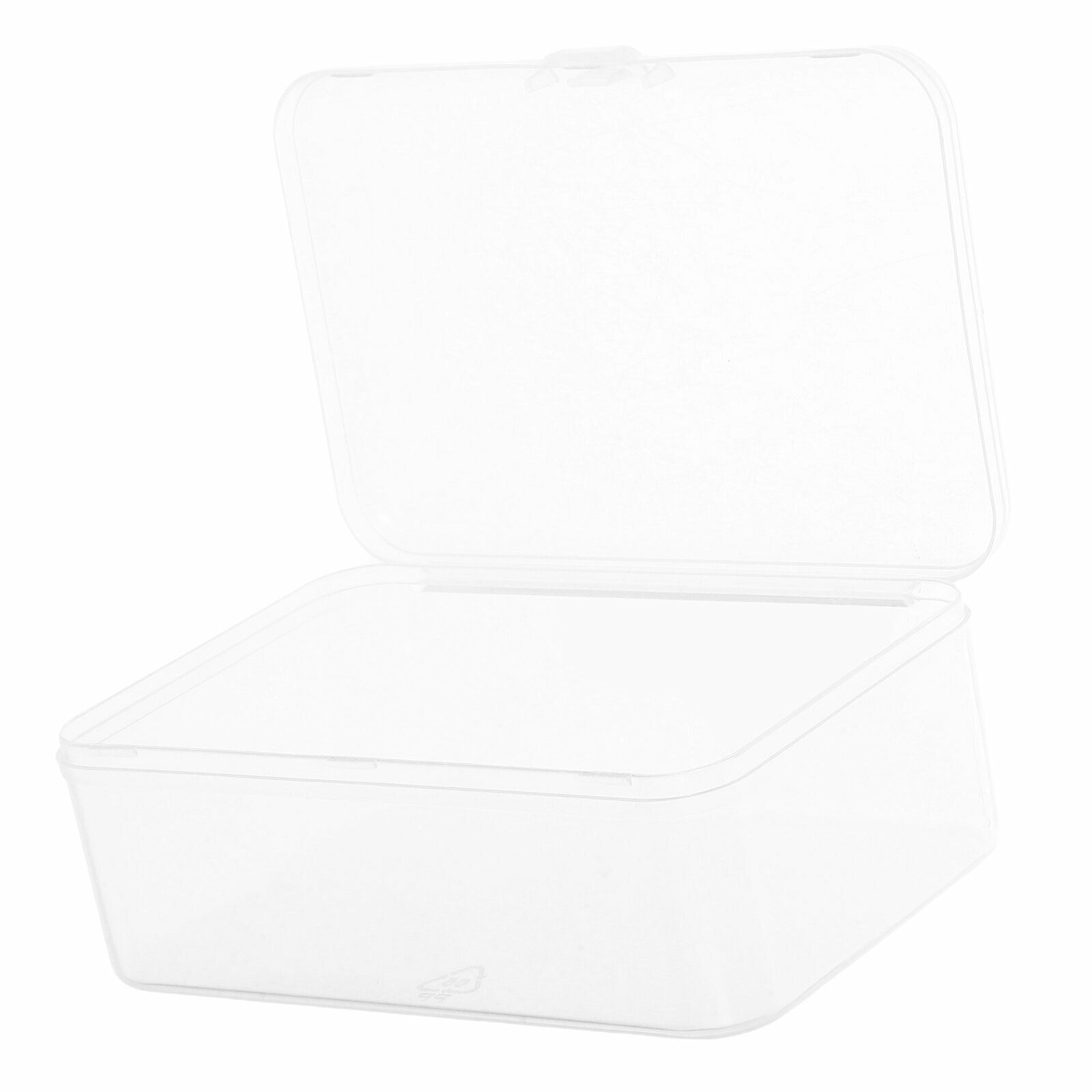 Прямоугольная прозрачная пластиковая коробка для хранения, квадратная коробка для хранения небольших предметов (R674 (9*6*3,5 см))