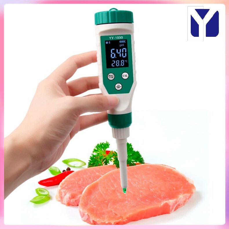 HTI PH-1030 pH метр с проникающим датчиком для мяса, сыра, теста, крема и любых полутвердых сред PH1030