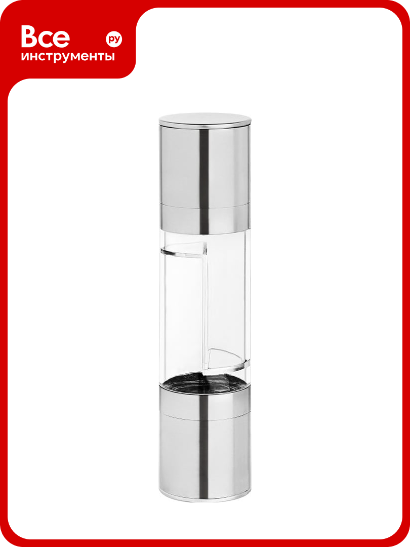 Мельница для специй Mallony 2 в1, PICCANTE, размер: 20x5 см, ручная, из нержавеющей стали 107967