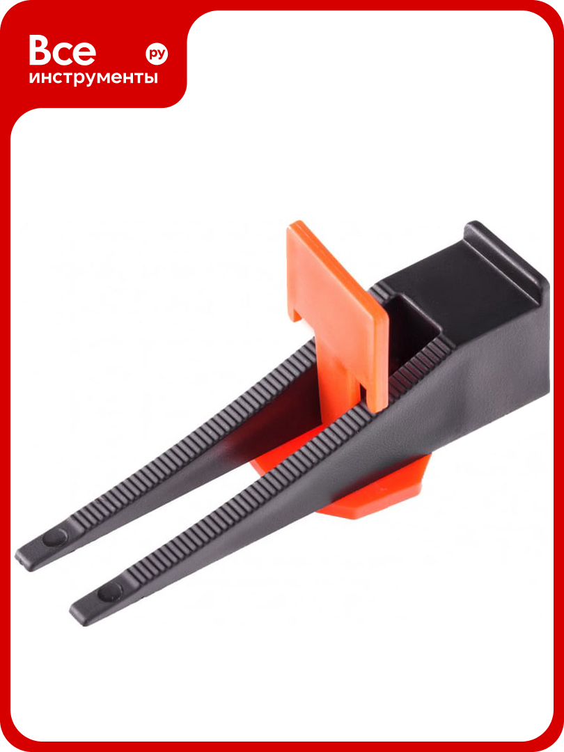 Система выравнивания плитки СВП комплект (зажим + клин, 250+250 шт.) СИБРТЕХ 88075