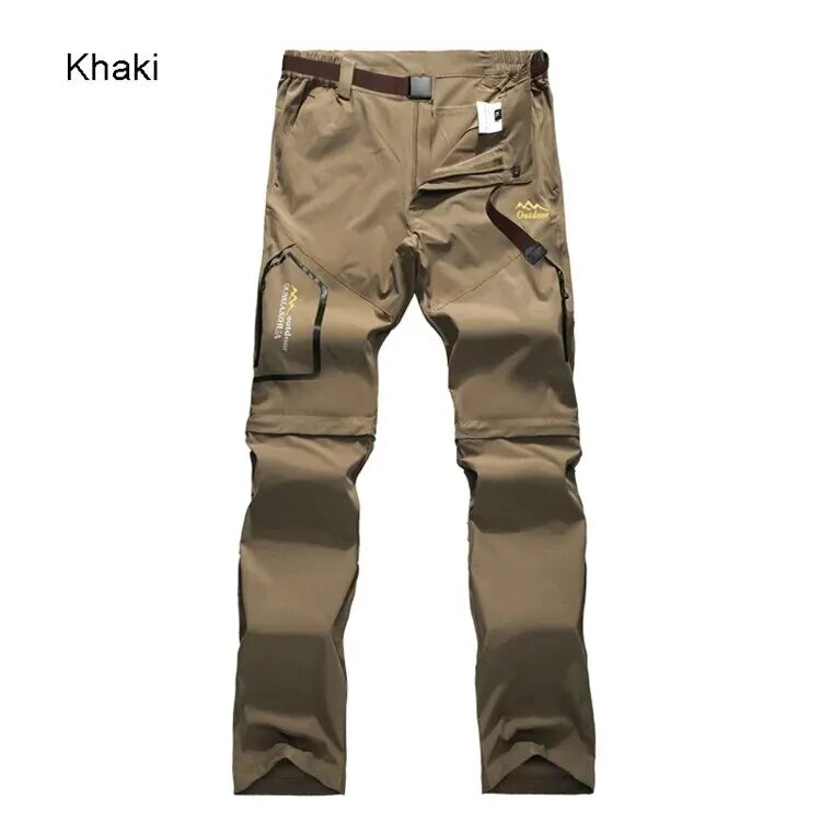 Мужские весенние брюки-трансформеры Khaki, XXXL