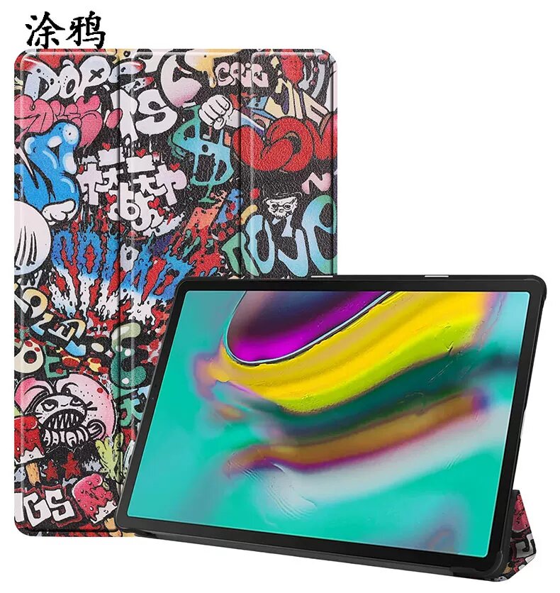Подходит для Samsung Galaxy Tab S5E, защитный чехол 10.5inch T727A, кожаный чехол для планшета sm-T720, чехол-подставка