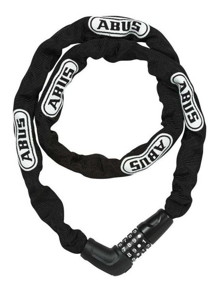 Велозамок цепной ABUS Steel-O-Chain 5805C/110, кодовый, черный