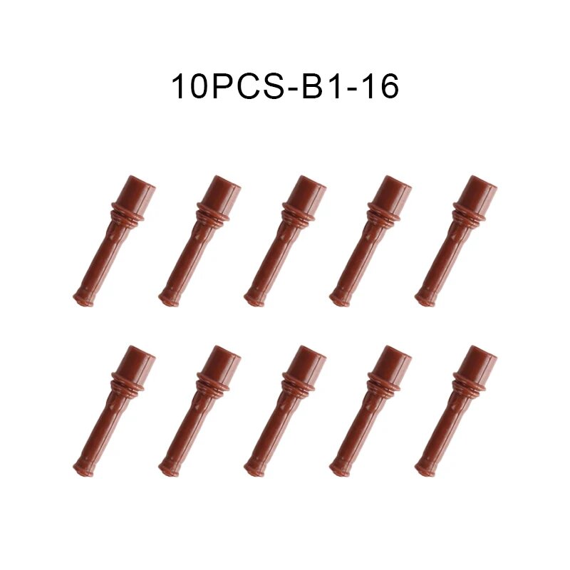 Коричневые фигурки солдат 10PCS-B1-16