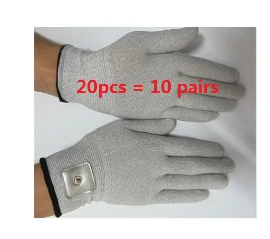 Электрические перчатки 10 пар, серебряные, Color: 10pairs A