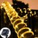 Солнечная гирлянда LED 20м, 200LED, Warm Light
