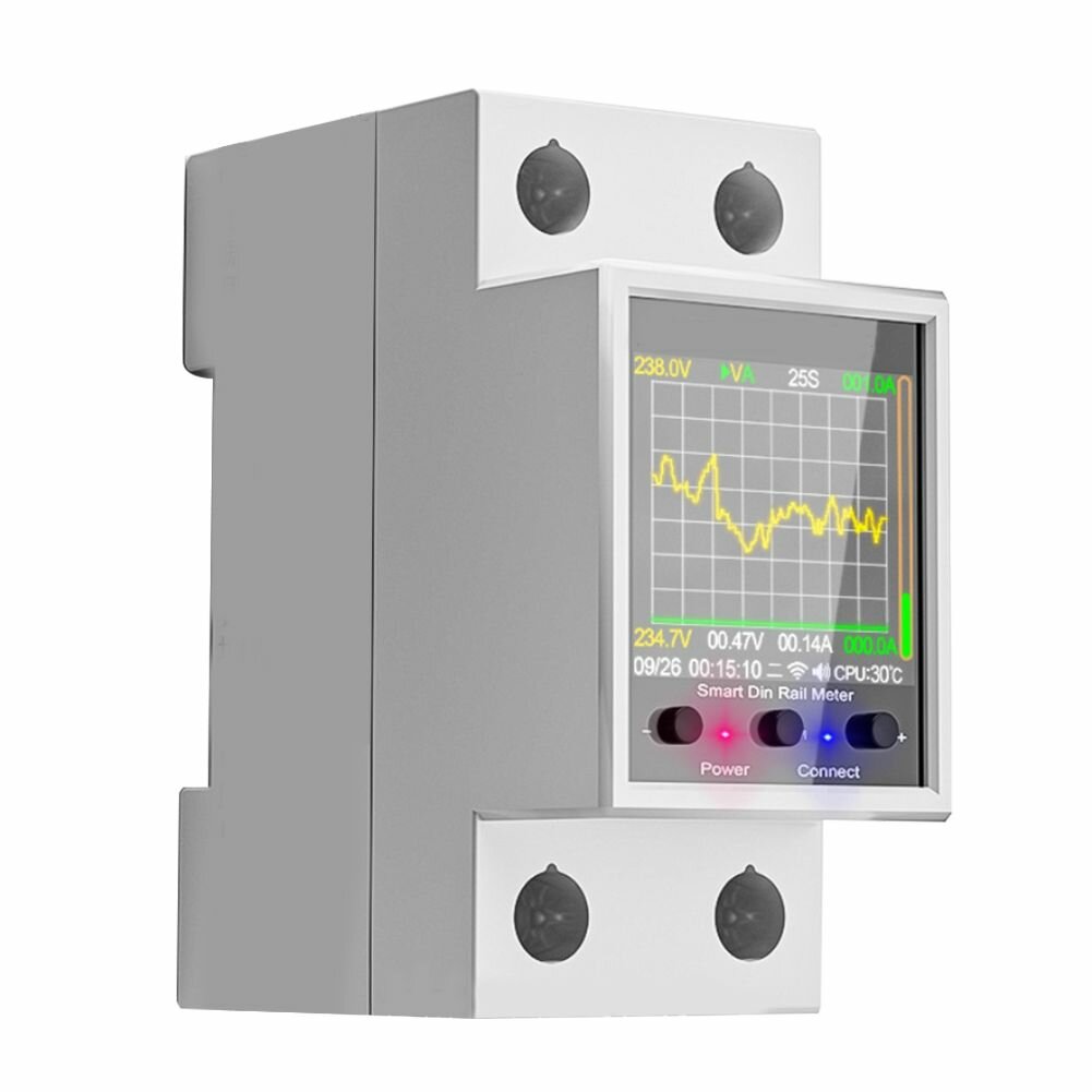 100A Интеллектуальный Счетчик Электроэнергии Tuya WiFi Din Rail