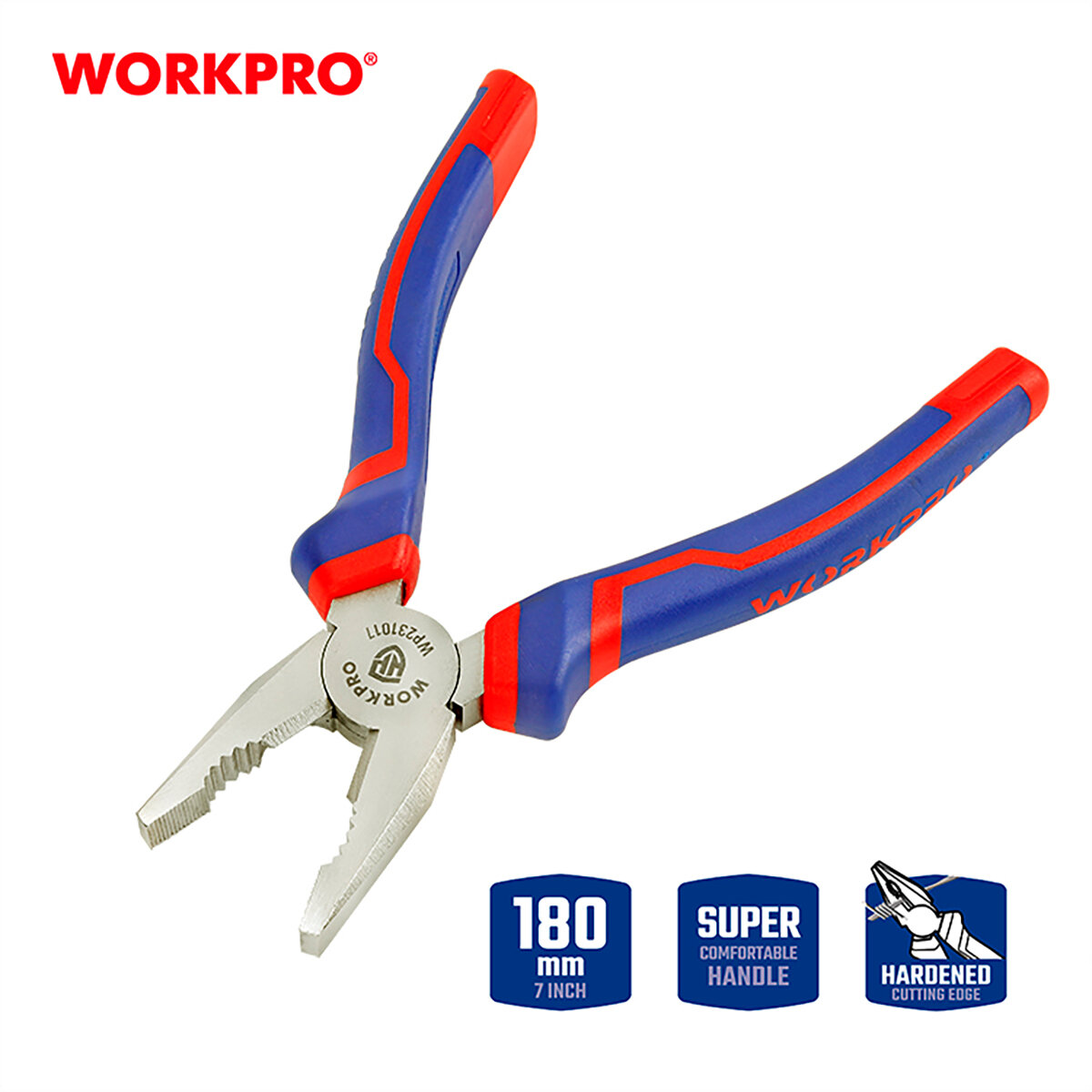 Пассатижи Workpro, 180 мм