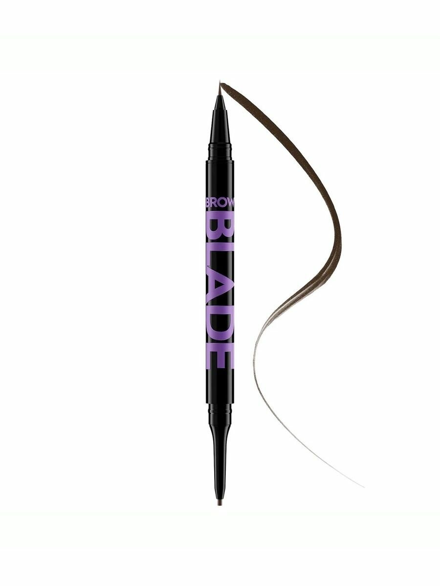 Urban Decay Водостойкий маркер и карандаш для бровей Brow Blade 2-in-1 (Dark Drapes)
