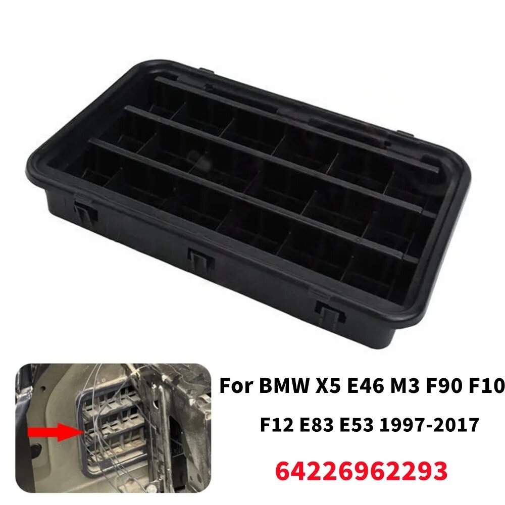 64226962293 Для BMW X5 M3 M6 E46 E90 F10 F12 E83 E53 1997-2017 Замена решетки заднего бокового четверти багажника и давления воздуха