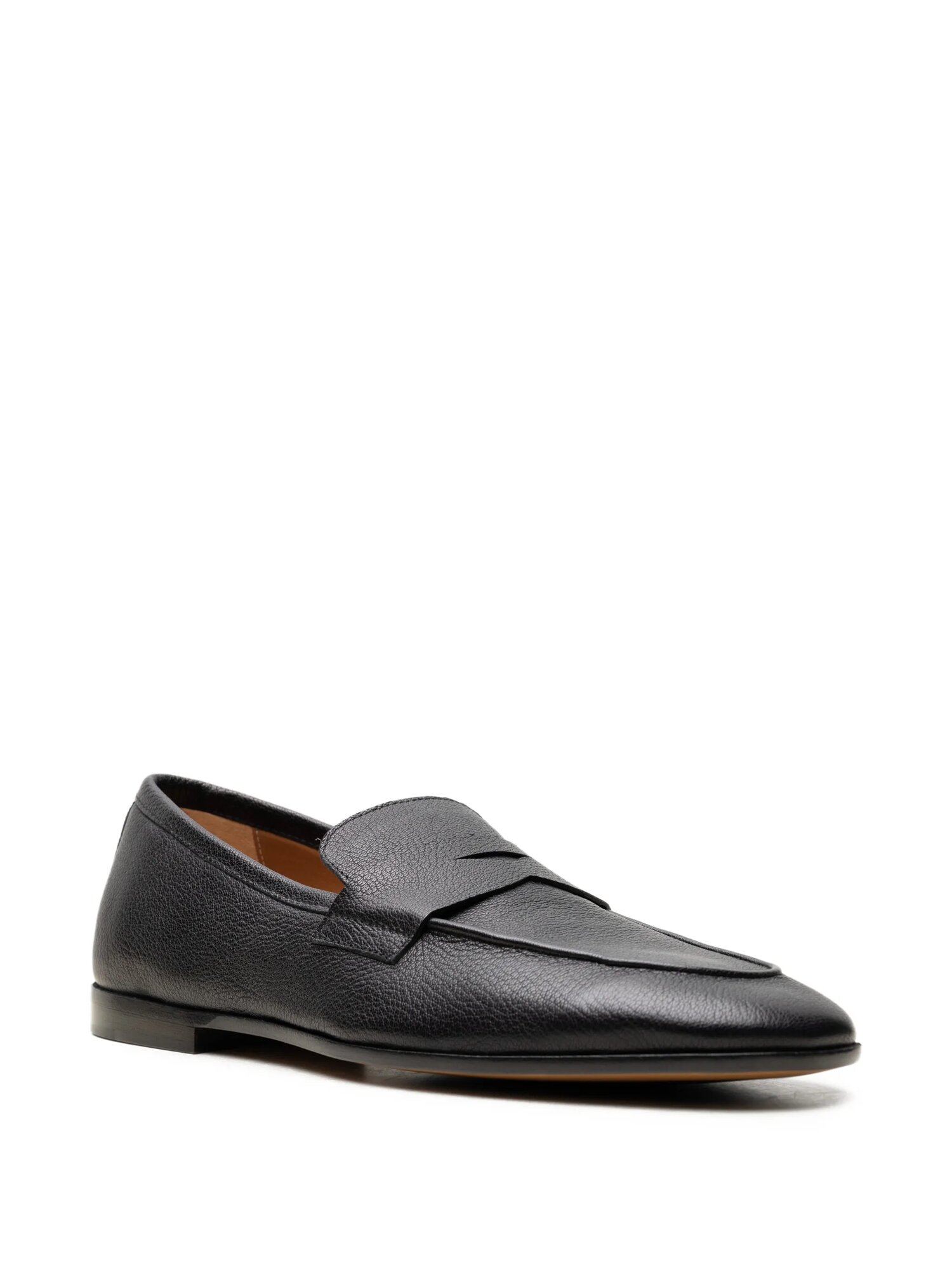 Лоферы  Leather loafers, размер 41,5, black/black — фото 1