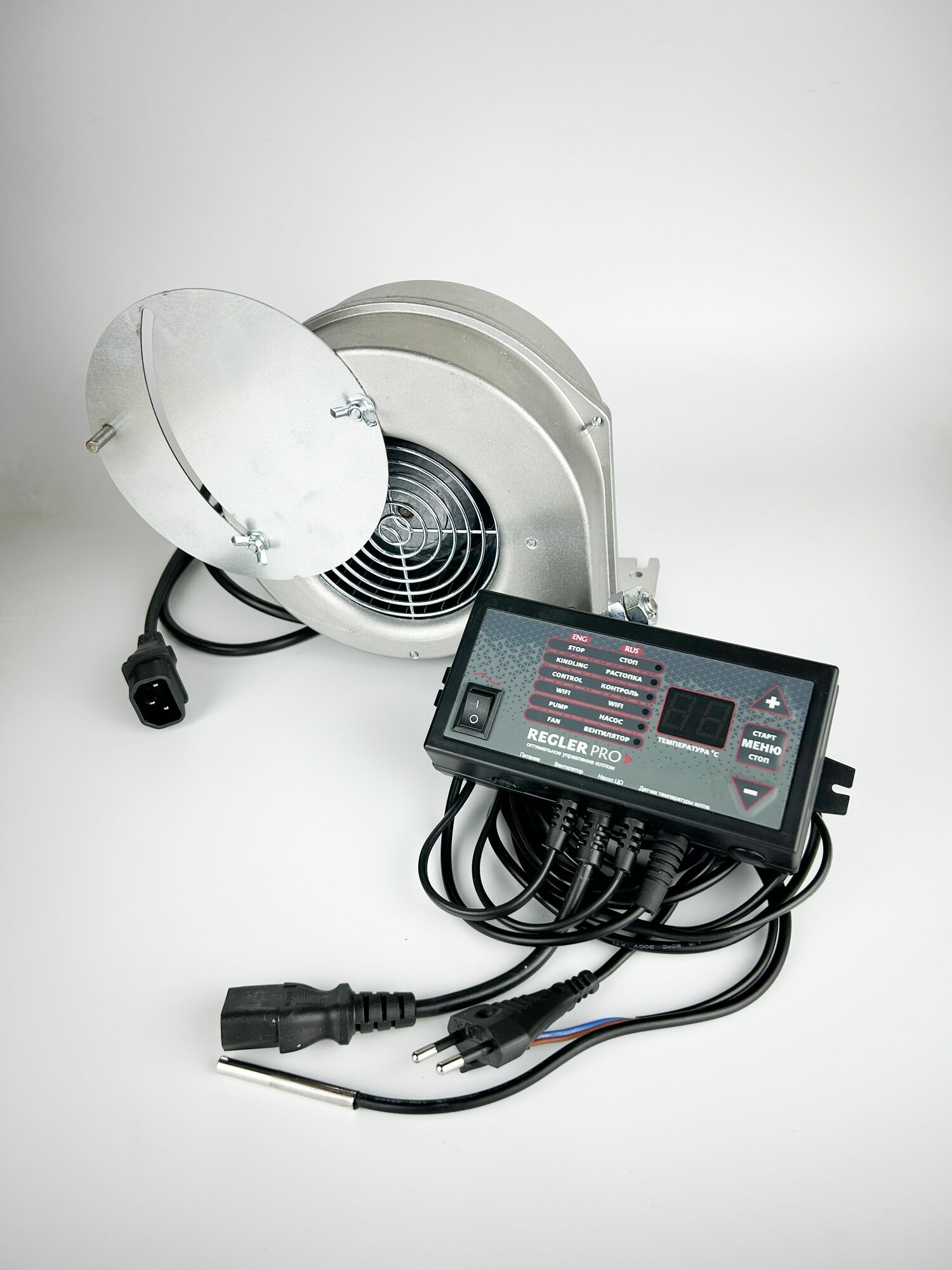 Комплект для твердотопливных котлов до 50 кВт (Regler MINI + VSK 120)