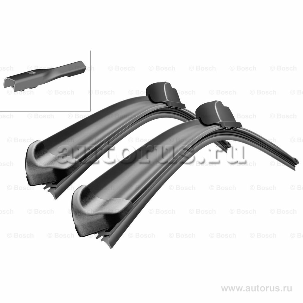 Щетка стеклоочистителя 550 400 мм бескаркасная комплект 2 шт BOSCH AERO 3 397 014 317