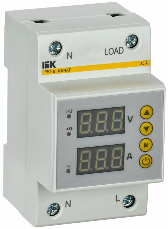 Реле напряжения и тока РНТ-д 1ф 54мм 25А KARAT IEK IVC31-1-25