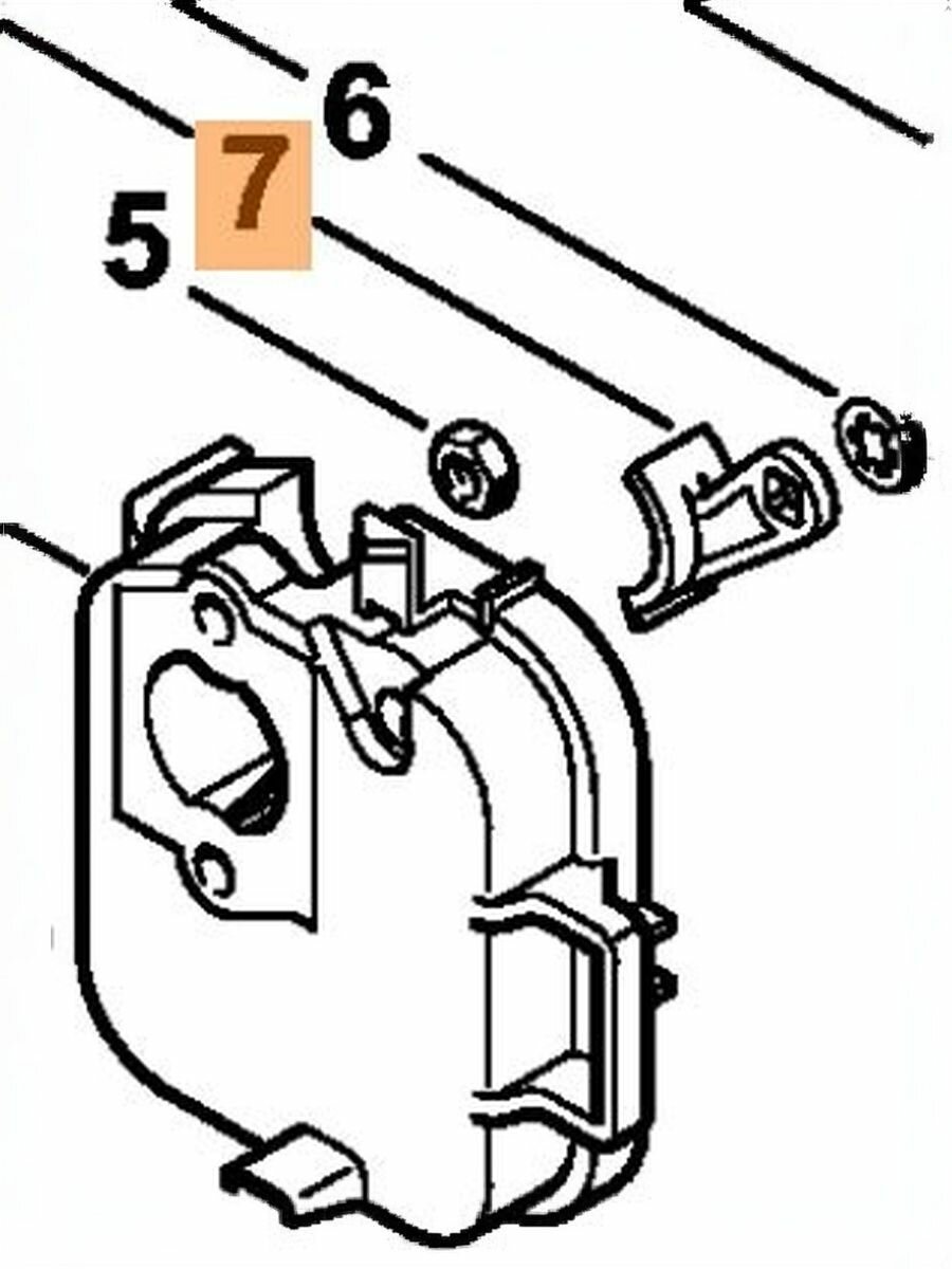 4229-141-3800 заслонка воздушная BG55, SH85