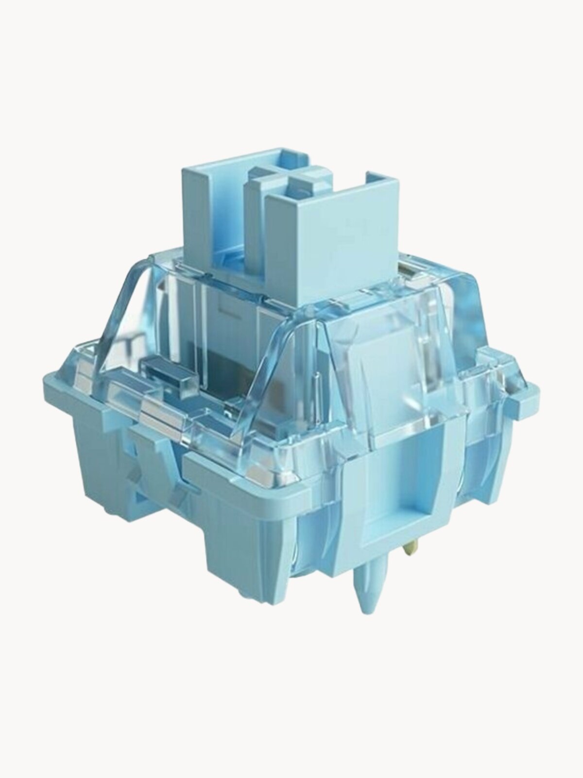 Механические переключатели (свитчи) Akko V3 Cream Blue PRO (Тактильные) 45 штук, тактильные, смазаны, 5-pin, 50 грамм