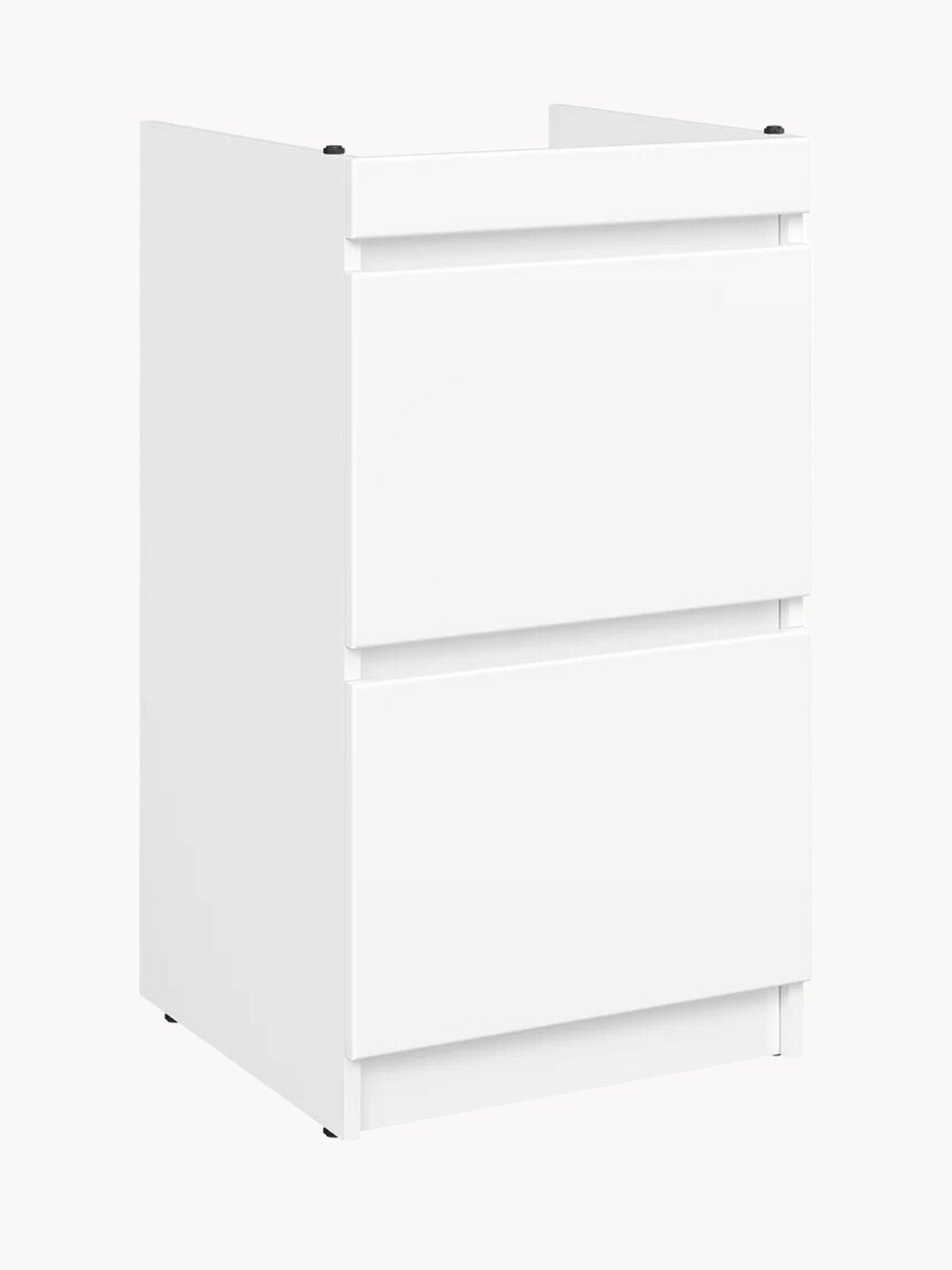 Тумба с раковиной DIWO Тольятти 110 L под стиральную машину, напольная, 109, 8 см, белая, глянцевая, из МДФ, с ящиками, раковина для ванной, из искусственного камня, прямоугольная