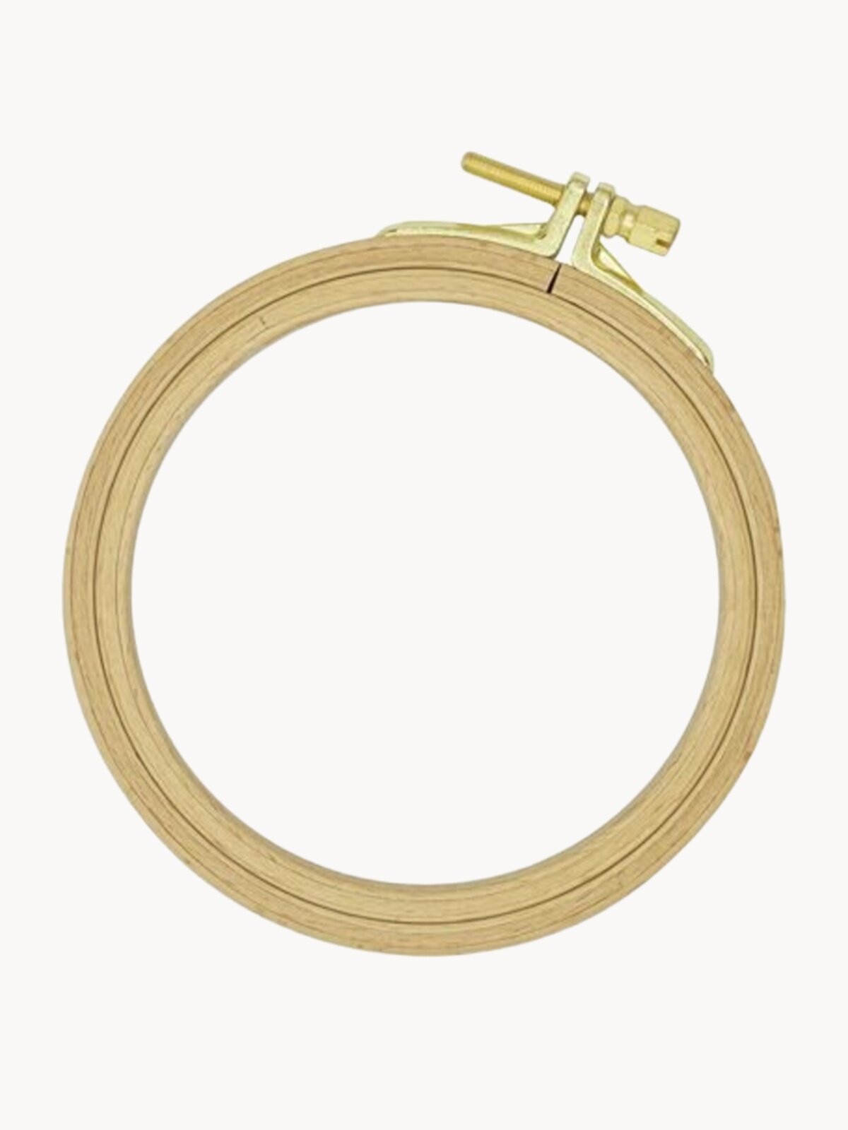 100-4 Пяльцы Nurge деревянные с винтом, высота обода 8мм, диаметр 190мм