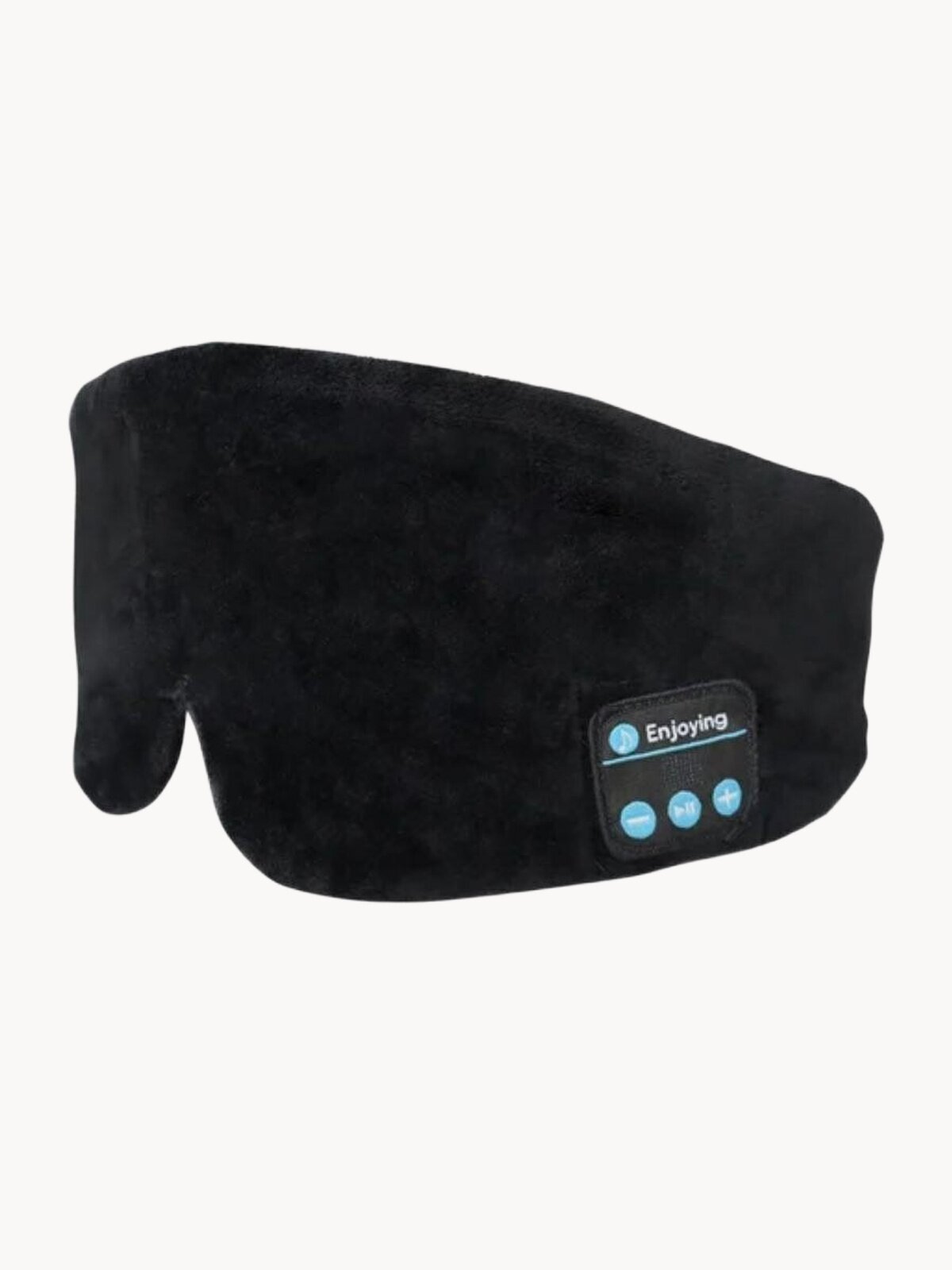 Маска для сна Andowl "3D Сон", с беспроводными наушниками, текстиль, черная