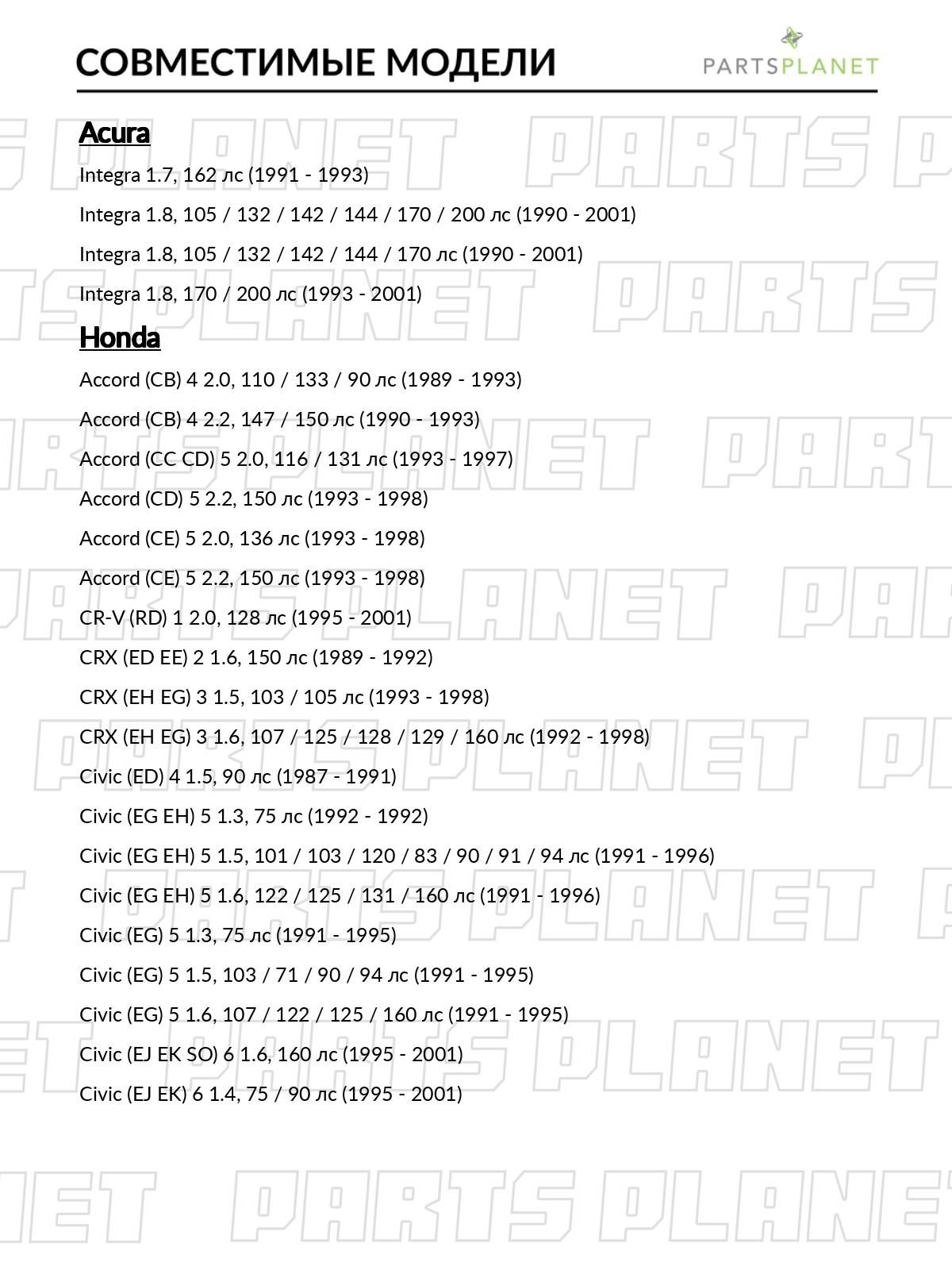 ШРУС внешний, с ABS для Хонда Аккорд 4 1989-1993, Срв 1 1995-2001, Цивик 4 1987-1991, 5 1991-1995, 6 1995-2001 OEM 44010S07950 44010SK7J73 44010SK7J82 арт JCT0006A