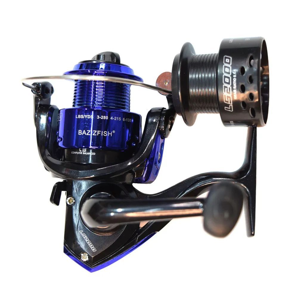 Катушка BestFish LS 2000, 5 подшипников, пластиковая шпуля.