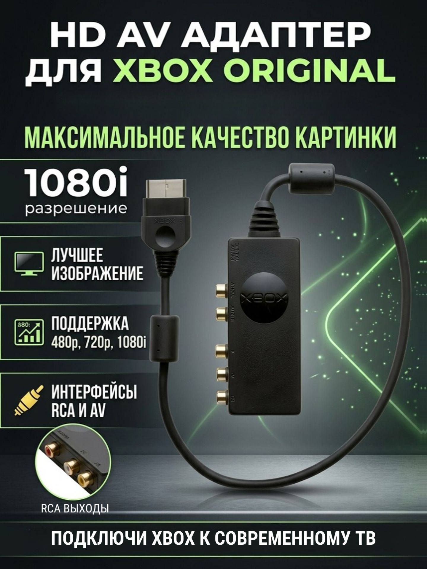 Адаптер High Definition AV Pack для Xbox (2001)