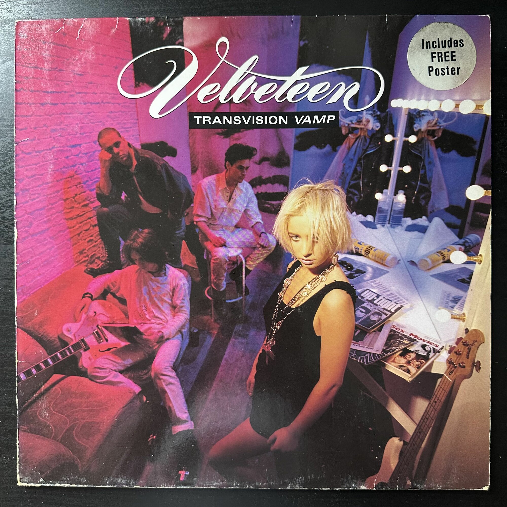 Виниловая пластинка Transvision Vamp - Velveteen (Германия 1989г.)