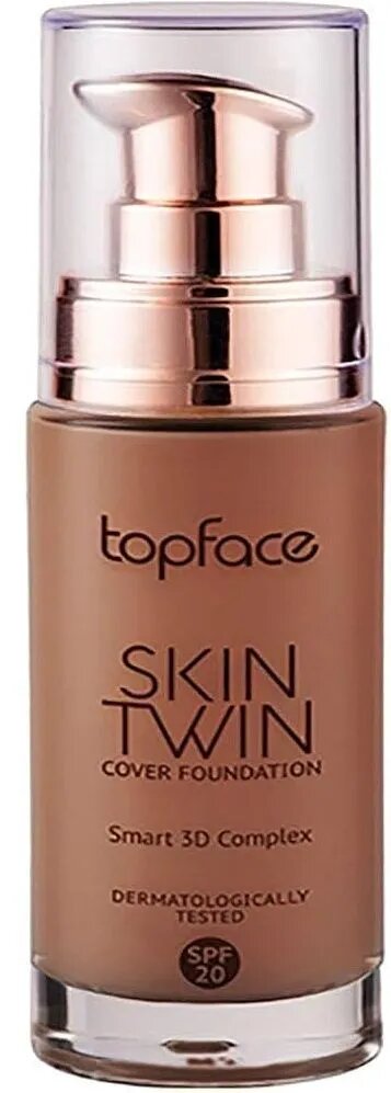 Topface Тональный крем Двойное покрытие Skin Twin Cover Foundation, тон 010, 32 мл