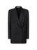 Пиджак Tagliatore Double-breasted peak-lapels blazer, размер 46, черный