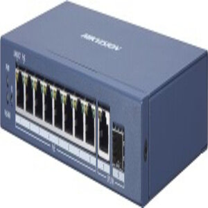 Коммутатор Hikvision DS-3E0510P-E/M 9G 1SFP 8PoE 58W неуправляемый