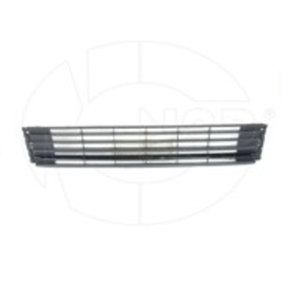 Решетка бампера переднего VOLKSWAGEN Polo sedan (15-) (черная)