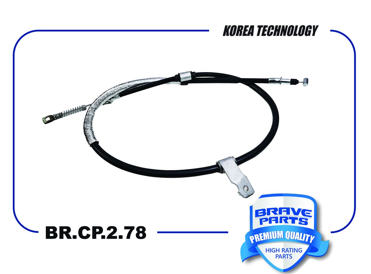 Трос ручного тормоза правый chevrolet captiva i 06-; opel antara 06- (BRAVE BR. CP.2.78)