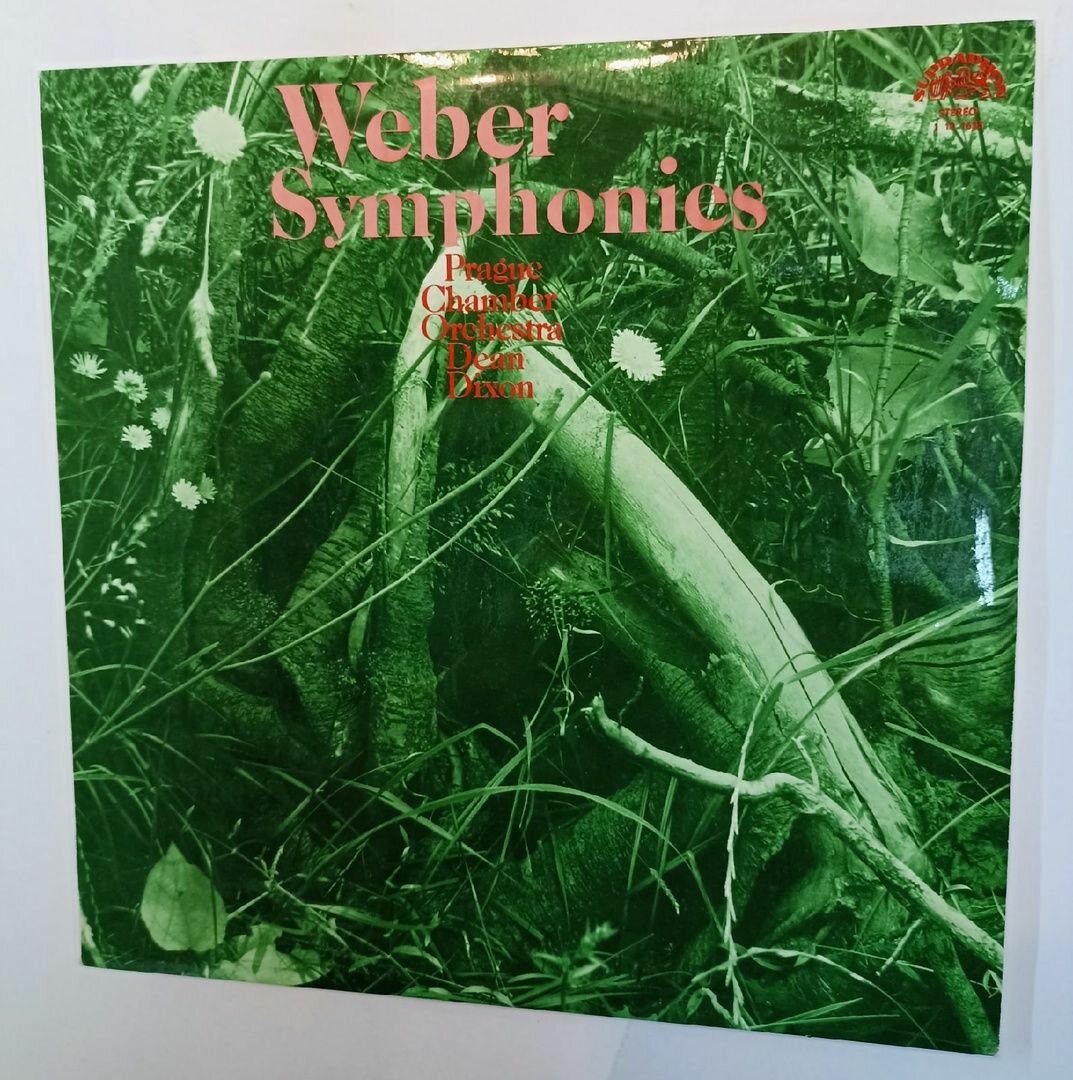 Винтажная виниловая пластинка Weber Вебер Prague Chamber Orchestra Пражский Камерный Оркестр Dean Dixon Symphonies Симфонии