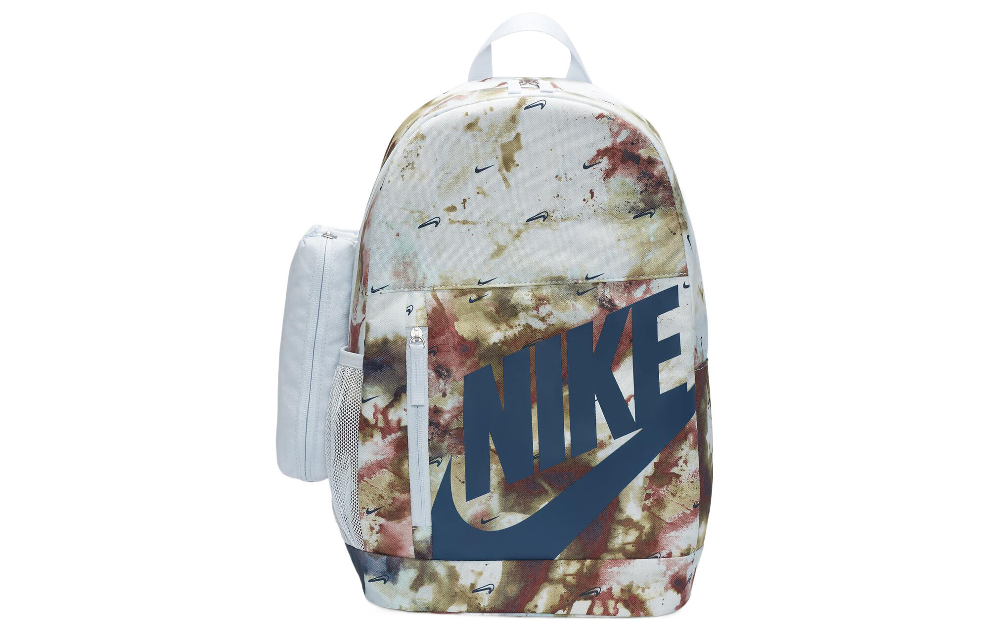 Рюкзак унисекс Nike ELEMENTAL тканевый Small Size, beige, Soccer Gray/Grass Blue