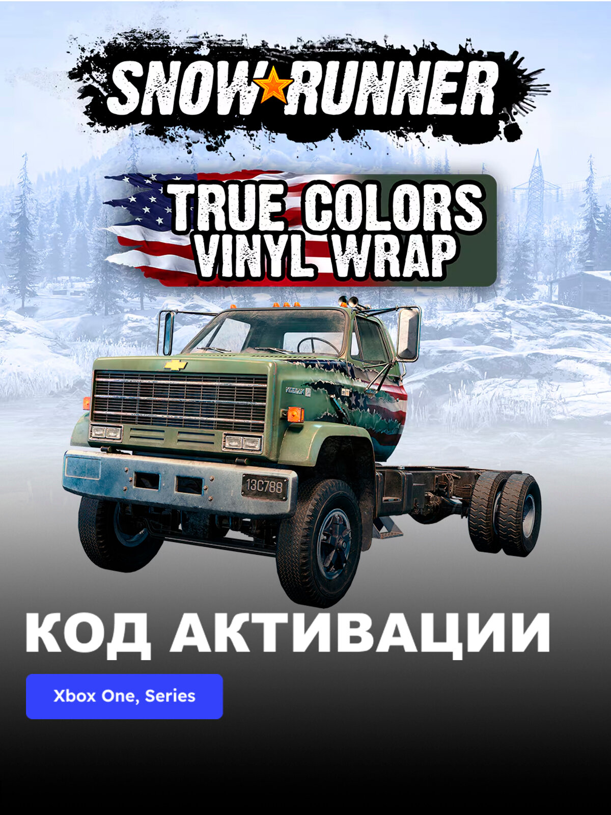 DLC Дополнение SnowRunner – True Colors Vinyl Wrap Xbox One, Series X|S электронный ключ США