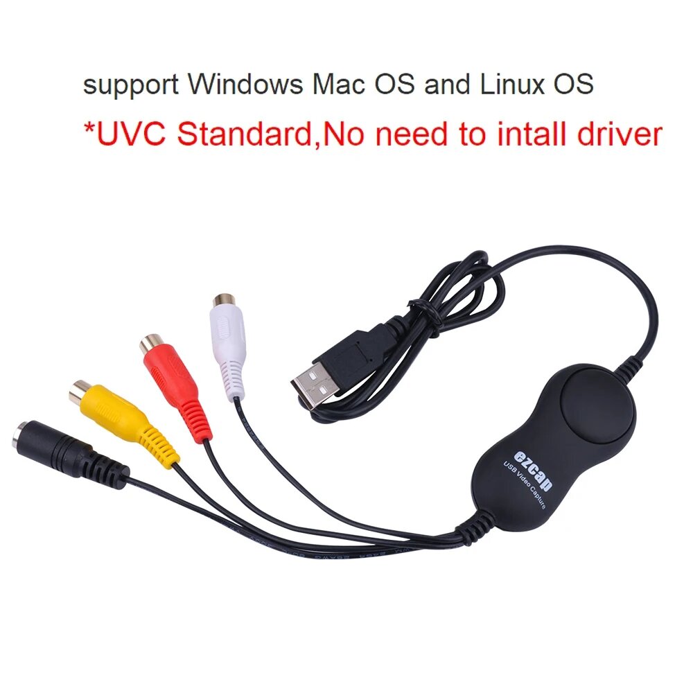 EZCAP S-Video /AV Video Capture Card Ezcap158