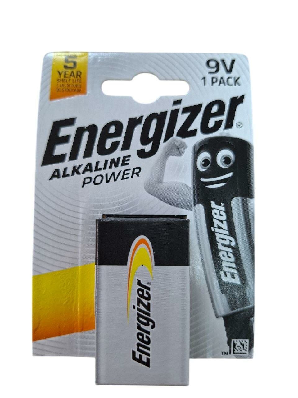 Батарейка крона Energizer 6LR61 Alkaline Power 9V BL1 , 1шт.