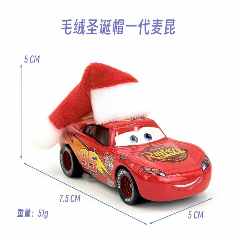 Игрушки машинки, подарки для детей, Тачки анимационные те же, из мультфильма "Тачки" Машинка Мак Хаулер + Молния МакКуин Рождественский подарок