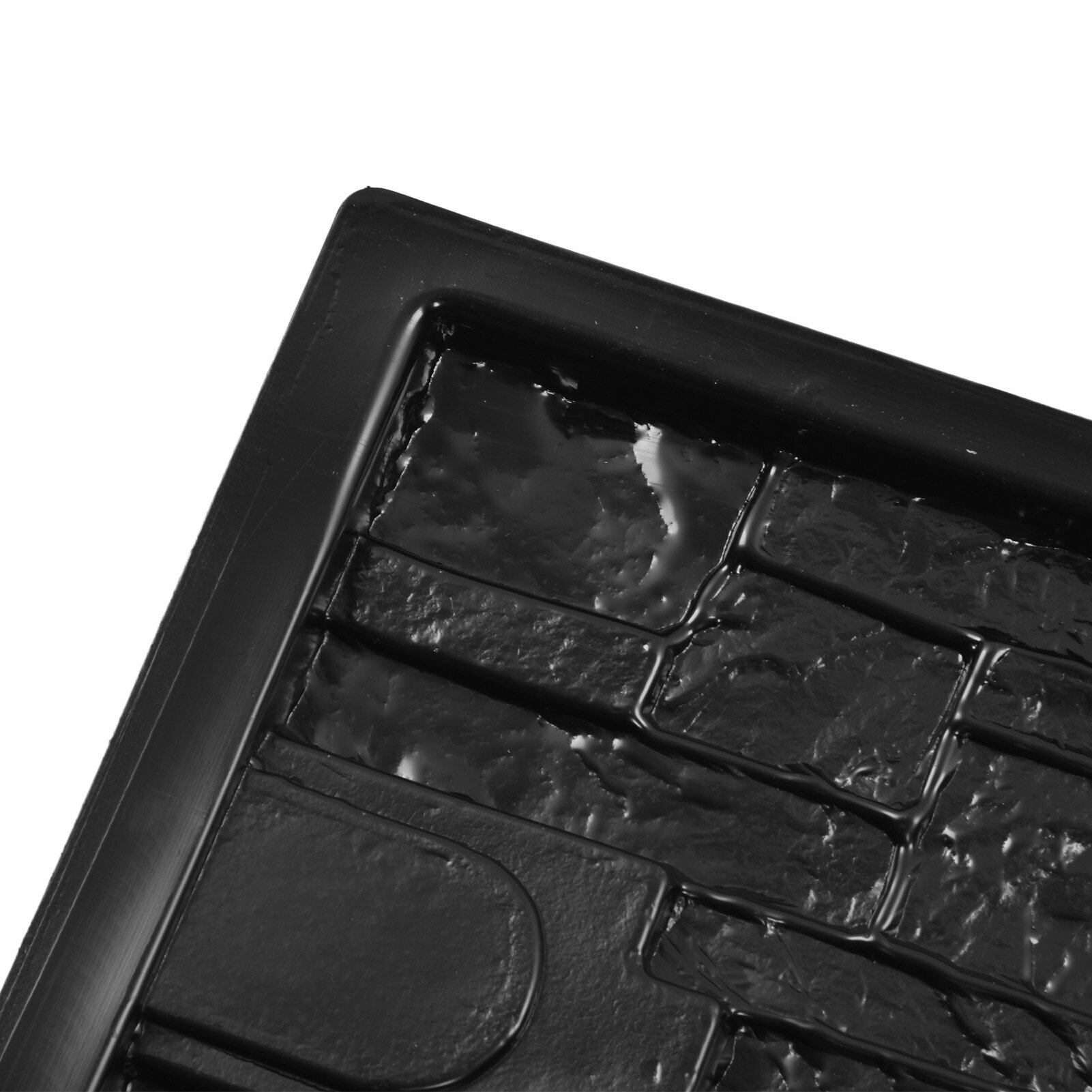 67 см Настенная форма DIY перерабатываемая износостойкая форма для бетоноукладчика из АБС-пластика для двора, украшения дома, черная